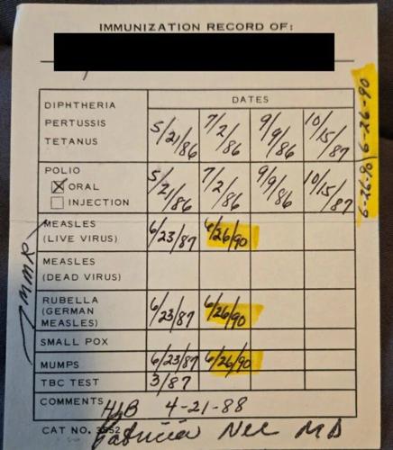 child immunization record philippines