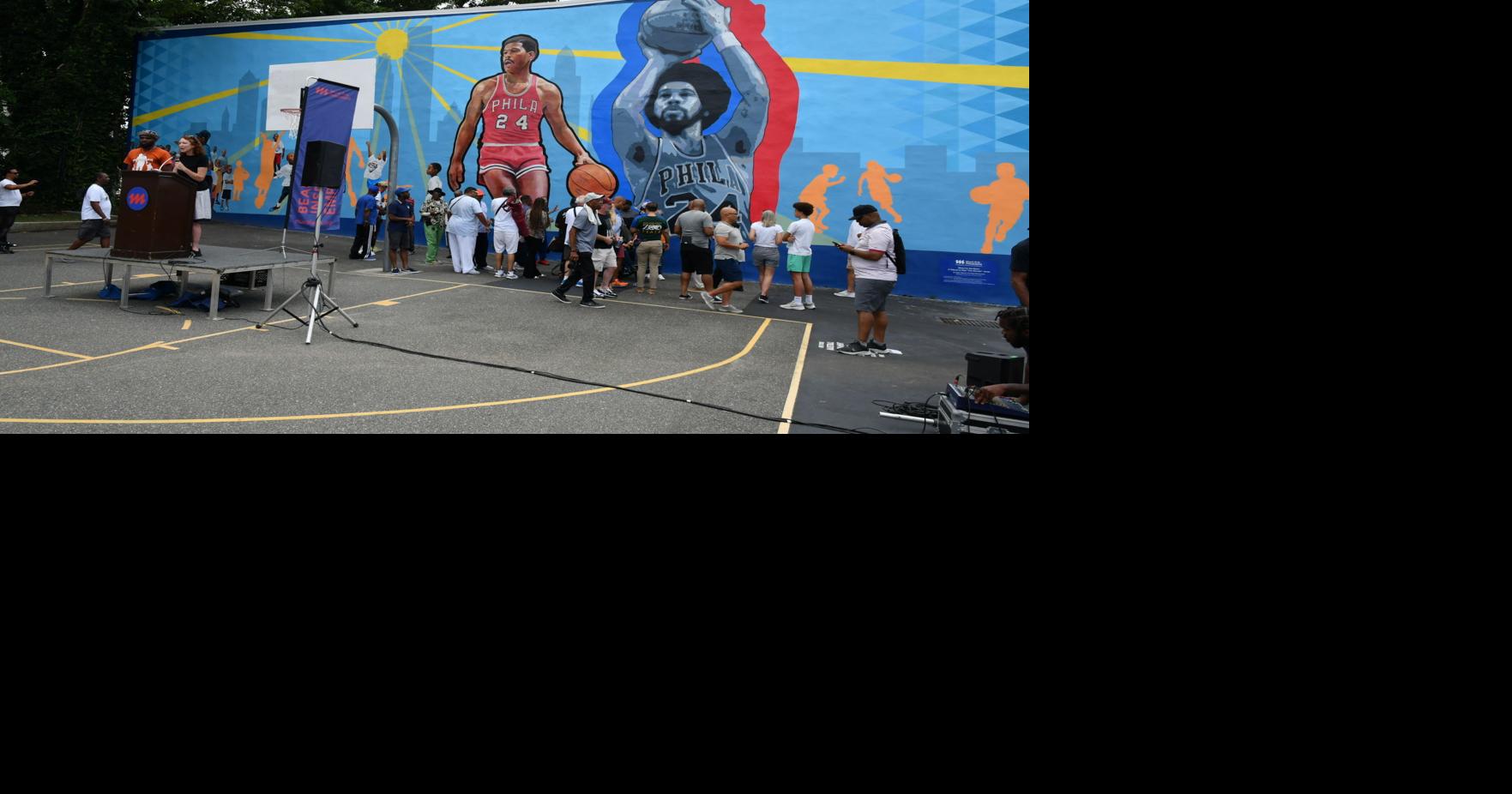 Photos: Wali Jones mural goes up in Philadelphia | Sports | phillytrib.com