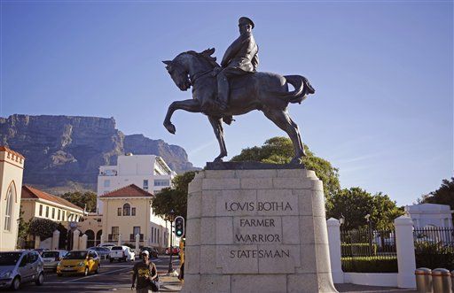 Old colonial statues are in the crosshairs in South Africa ...