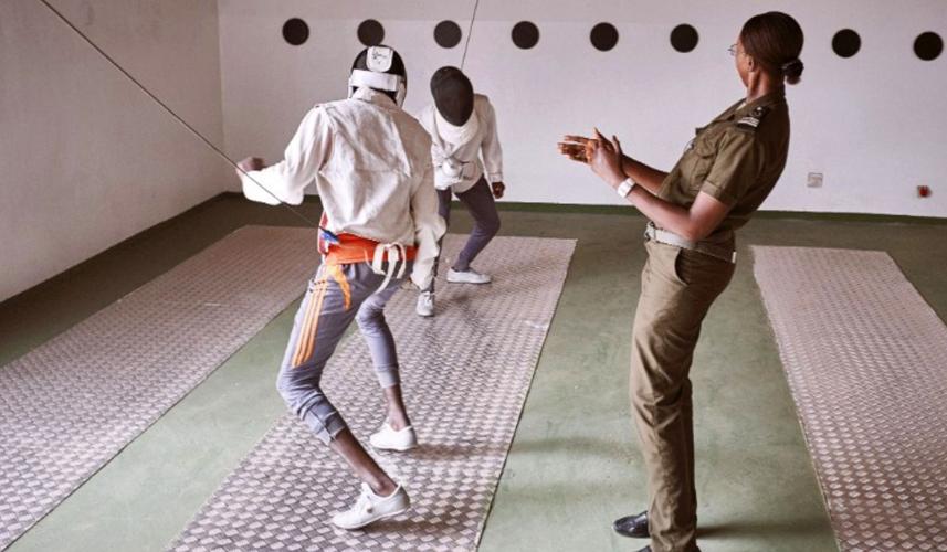 Child prisoners in Senegal learn fencing to stay out of trouble | News ...