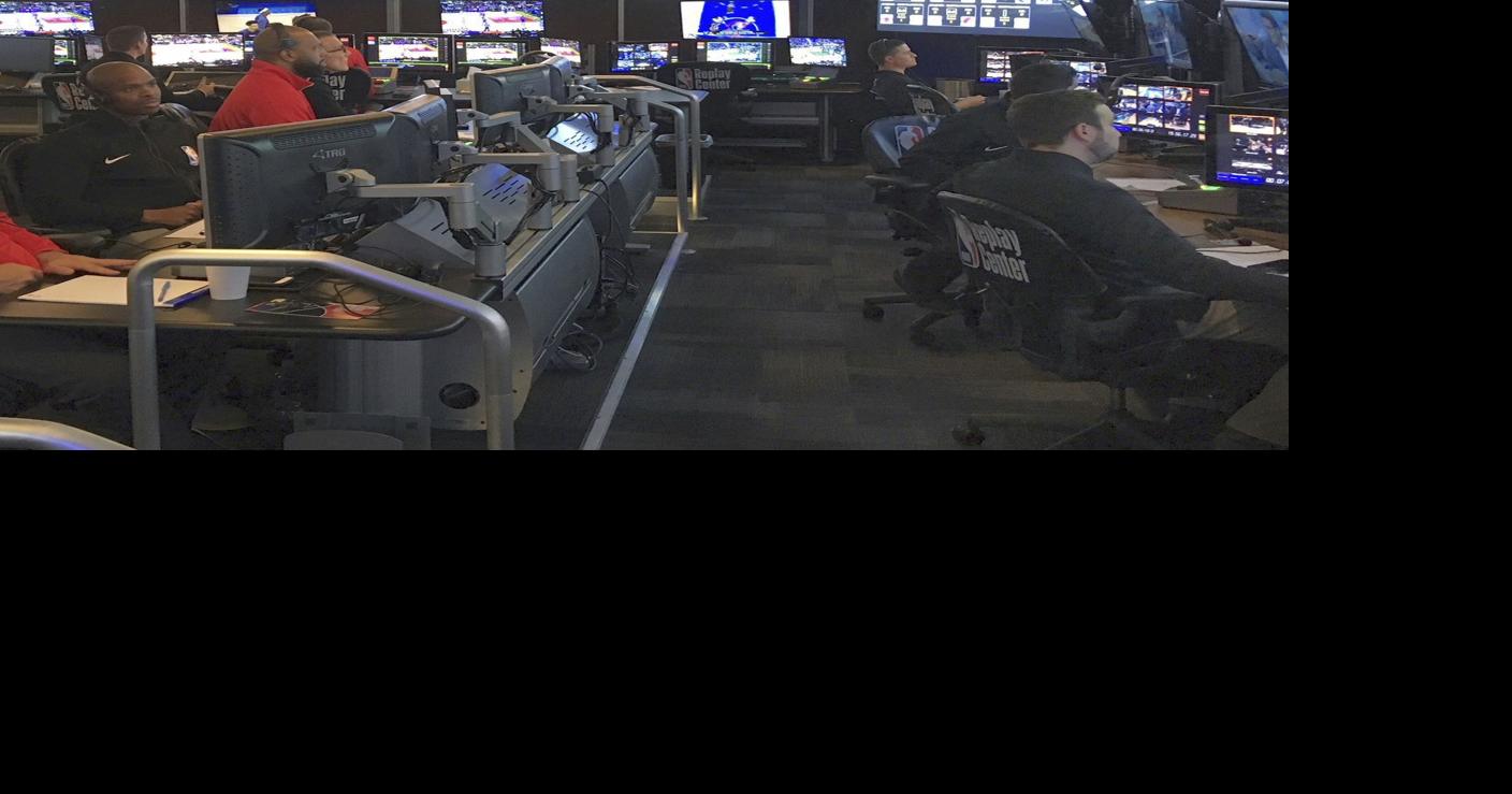 At Replay Center, NBA refs far from the game but right in it | Sports ...