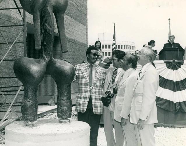 Sculptor John Rhoden’s work is gone from a Center City hotel, but on ...