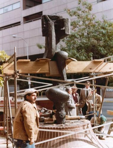 Sculptor John Rhoden’s work is gone from a Center City hotel, but on ...