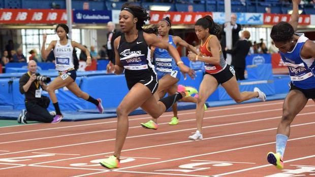 Girard College sprinter Thelma Davies records fastest time in 55 meters ...