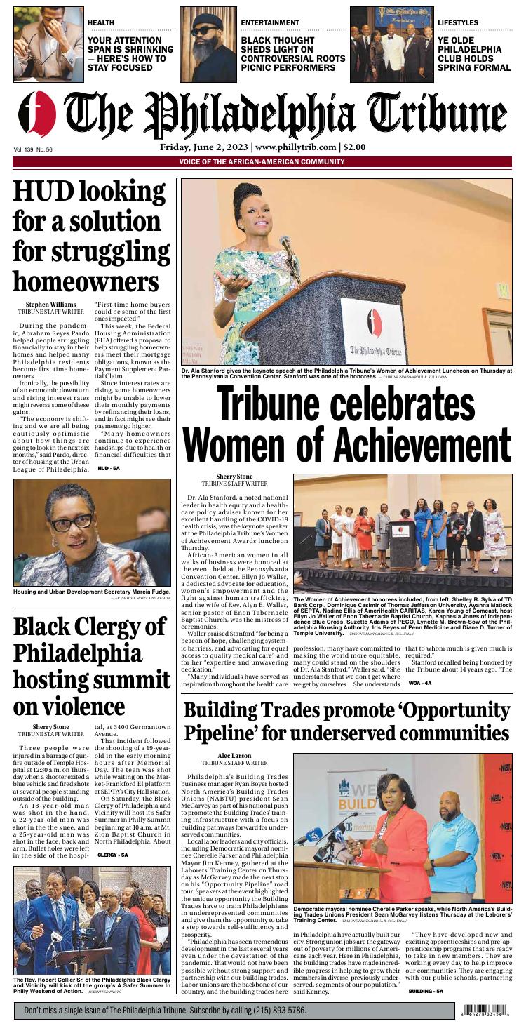 Page A1 | The Philadelphia Tribune e-Edition | phillytrib.com