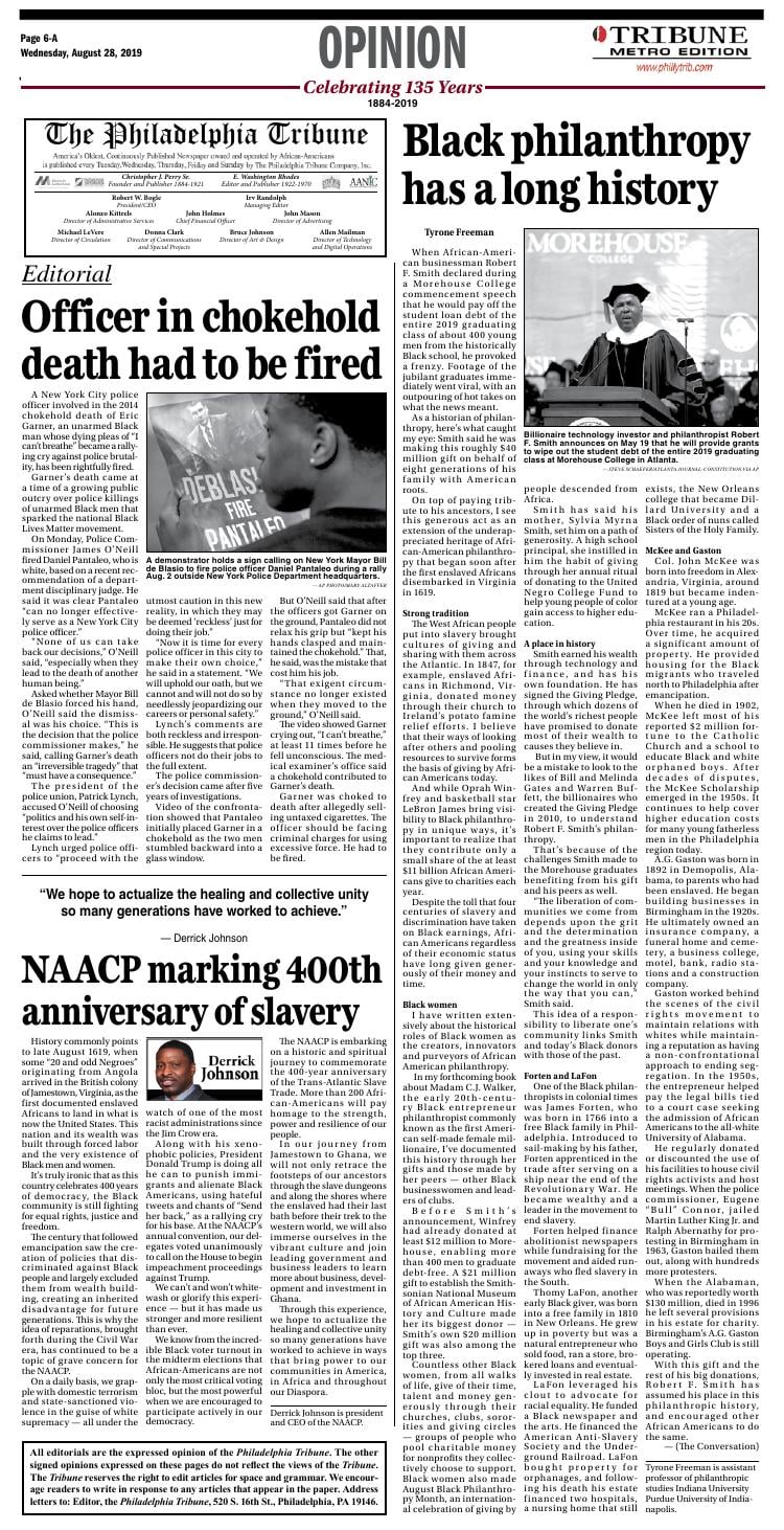 Page A6 | The Tribune Metro e-Edition | phillytrib.com