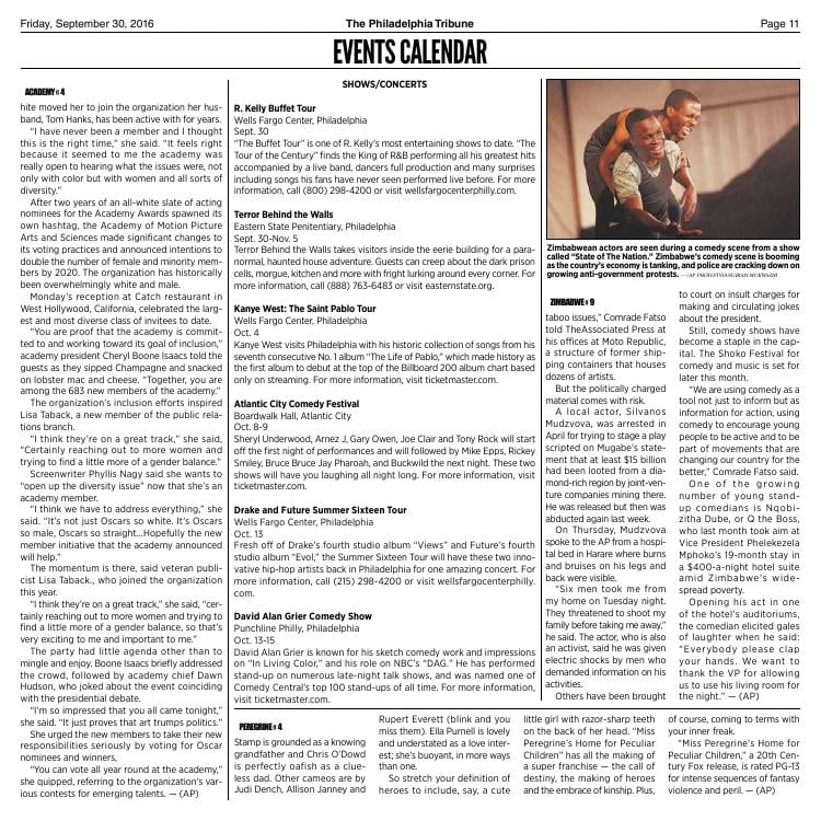 Page A11 | Entertainment Now | phillytrib.com
