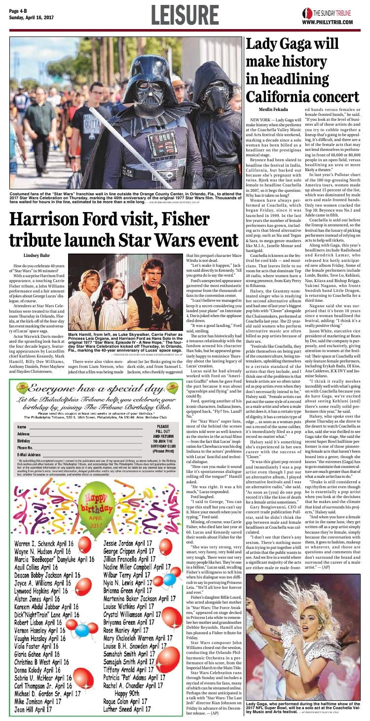 Page B4 | The Philadelphia Tribune e-Edition | phillytrib.com