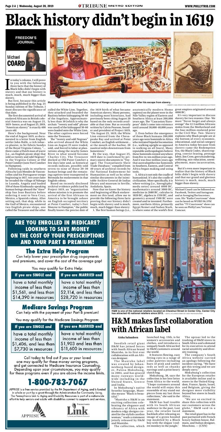 Page A2 | The Tribune Metro e-Edition | phillytrib.com