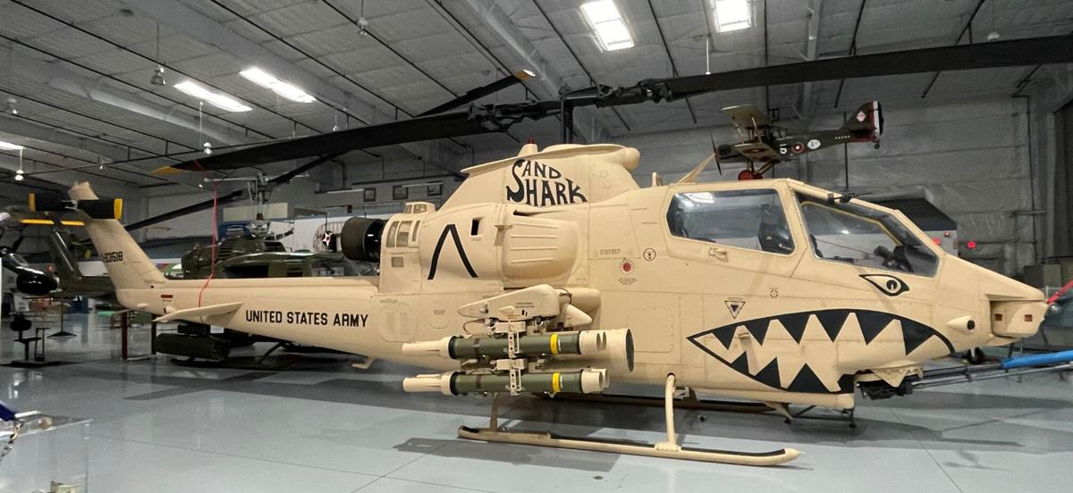 apache helicopter shark