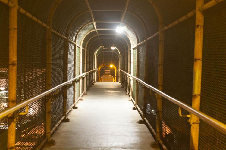 VIDEO: PCH Pedestrian Bridge Demolished | | picketfencemedia.com