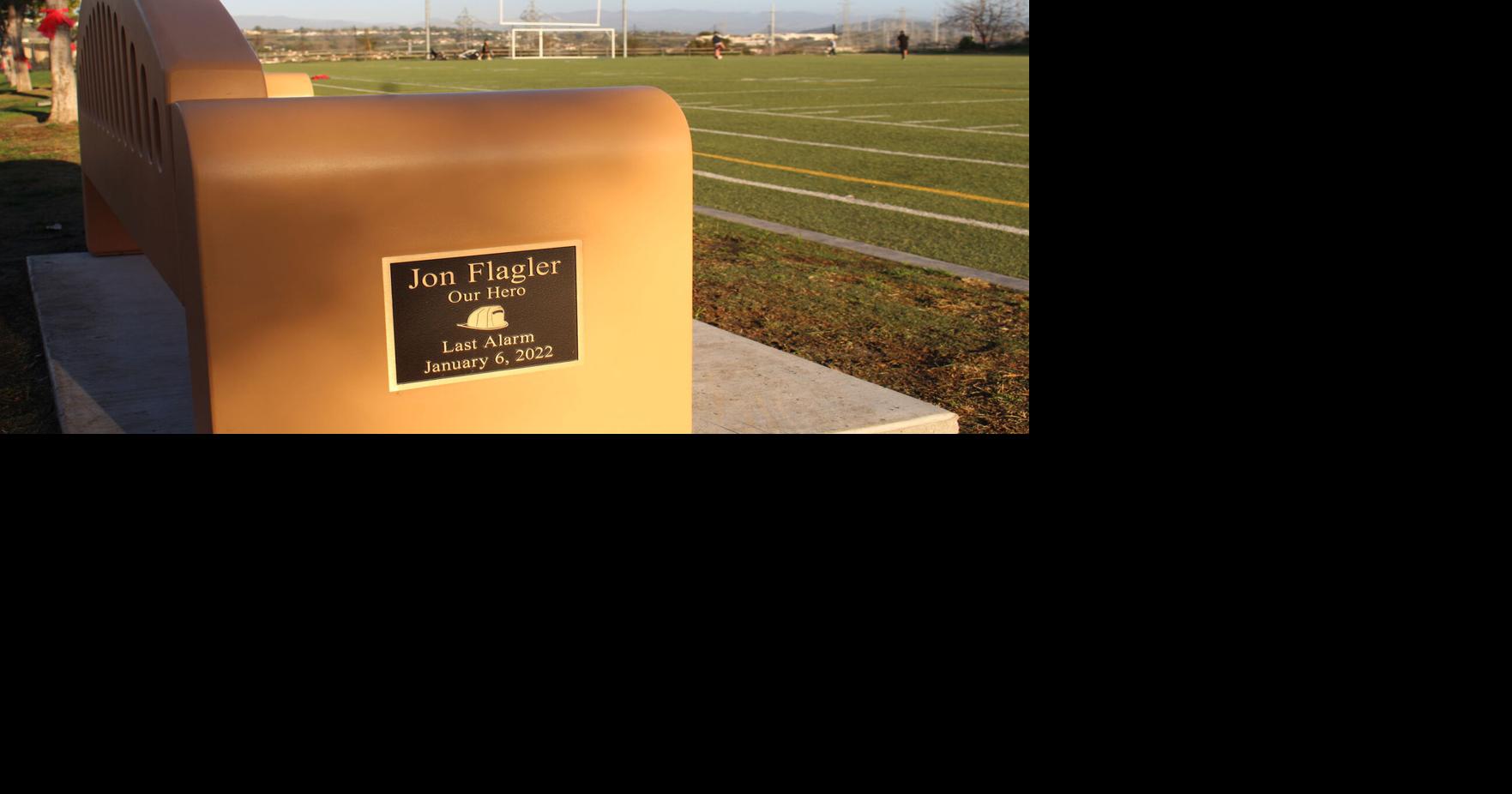 City Honors Fallen Firefighter with Memorial, Park Bench Dedication ...