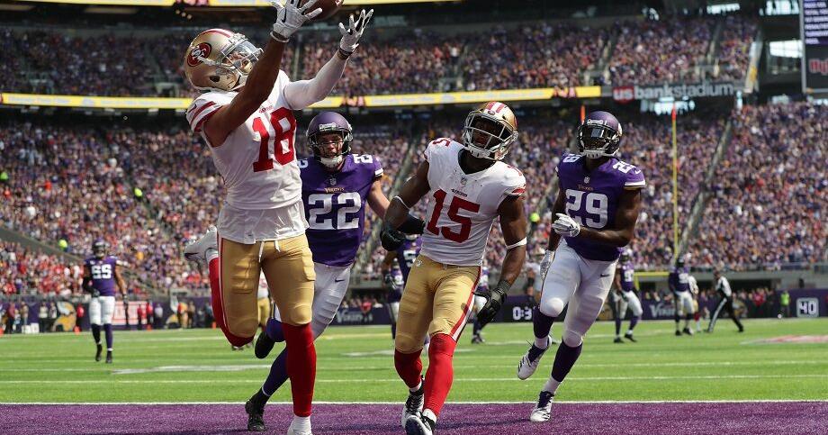 Dante Pettis, San Clemente Native, Catches First NFL Pass for Touchdown ...