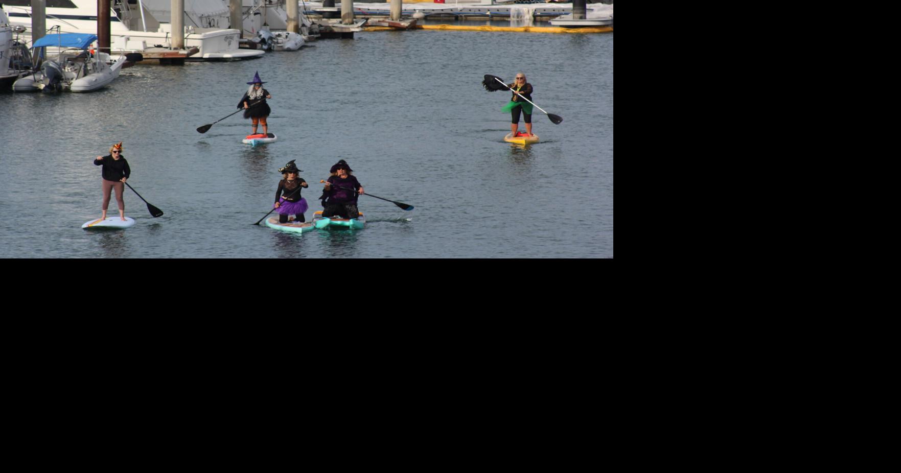 Costumed Paddlers Congregate for 6th Annual Witch Kayaking Event in ...
