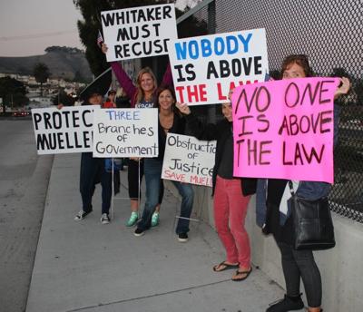 Demonstrators Gather at San Clemente Overpass in Light of Nationwide ...
