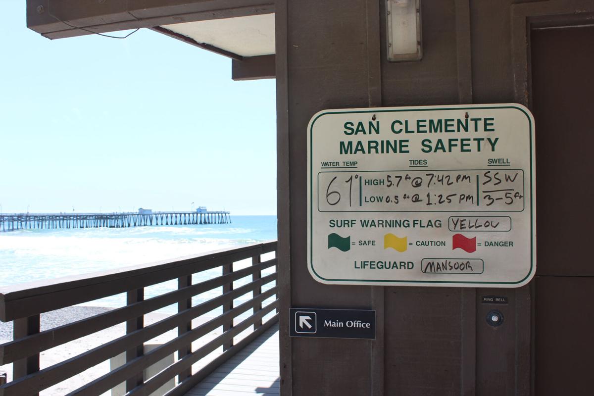 beach information board