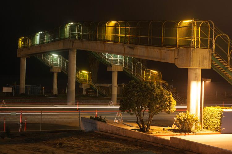 VIDEO: PCH Pedestrian Bridge Demolished | | picketfencemedia.com