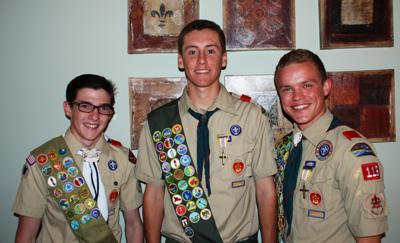 Trio of Scouts Achieve Eagle Rank | Eye on SC | picketfencemedia.com