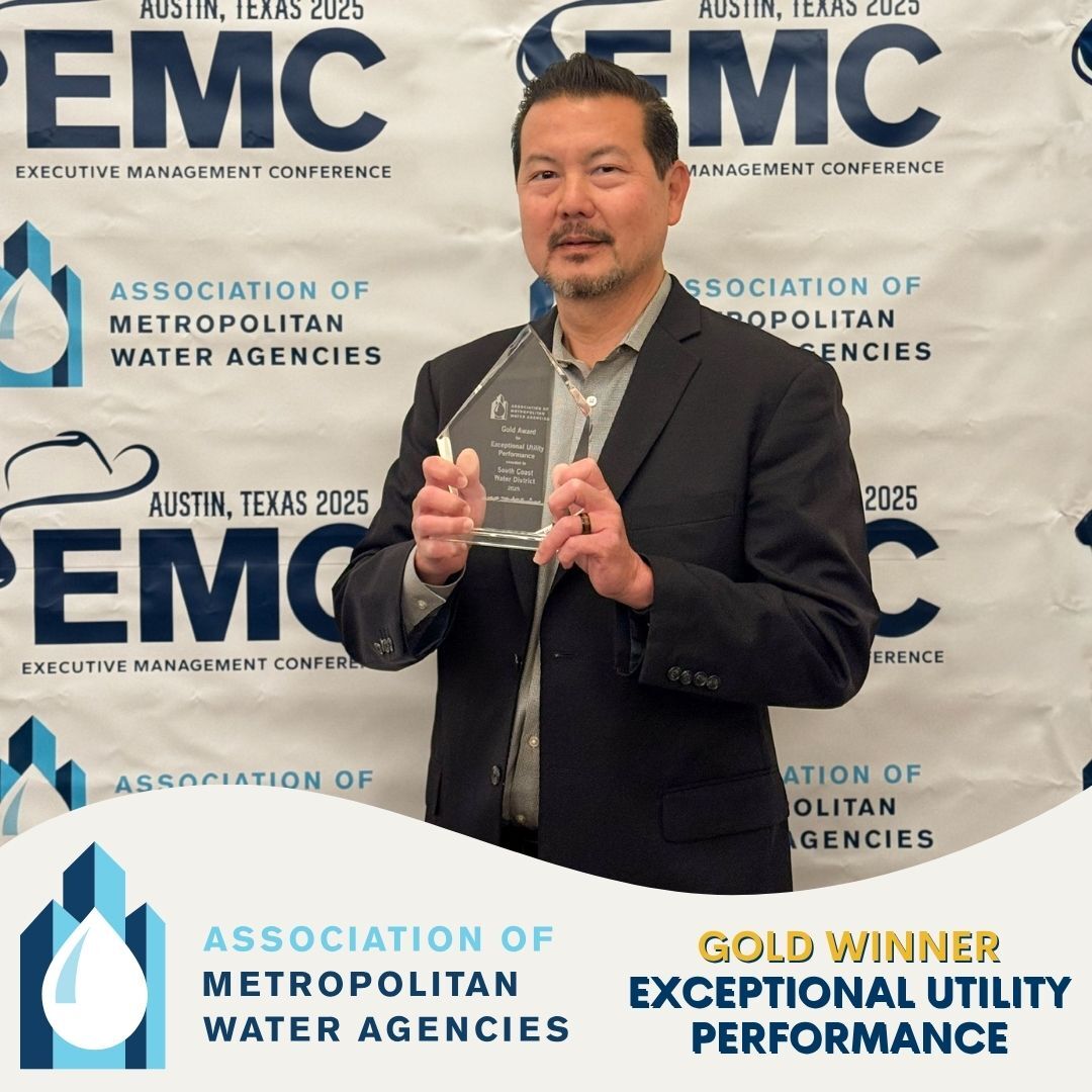 South Coast Water District Earns National Gold Award | Eye on SC ...