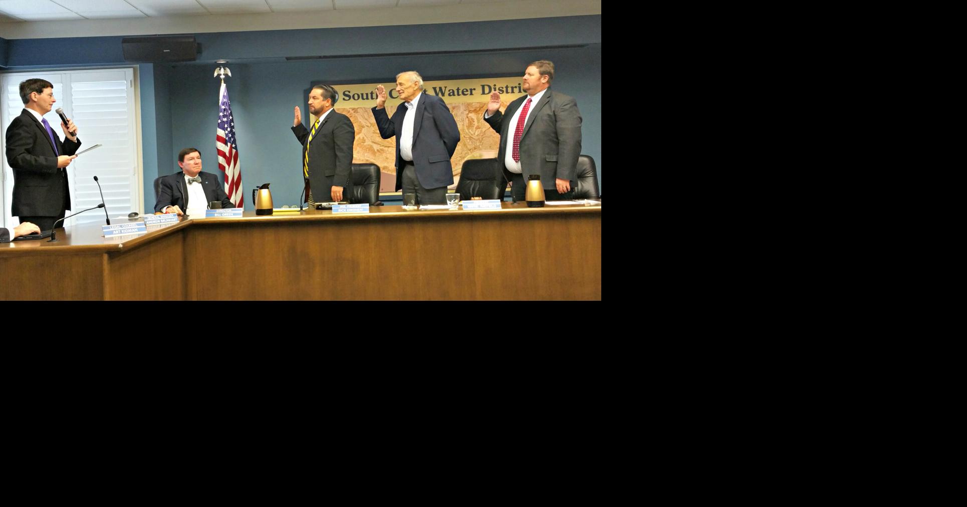 New South Coast Water District Directors Sworn in | | picketfencemedia.com