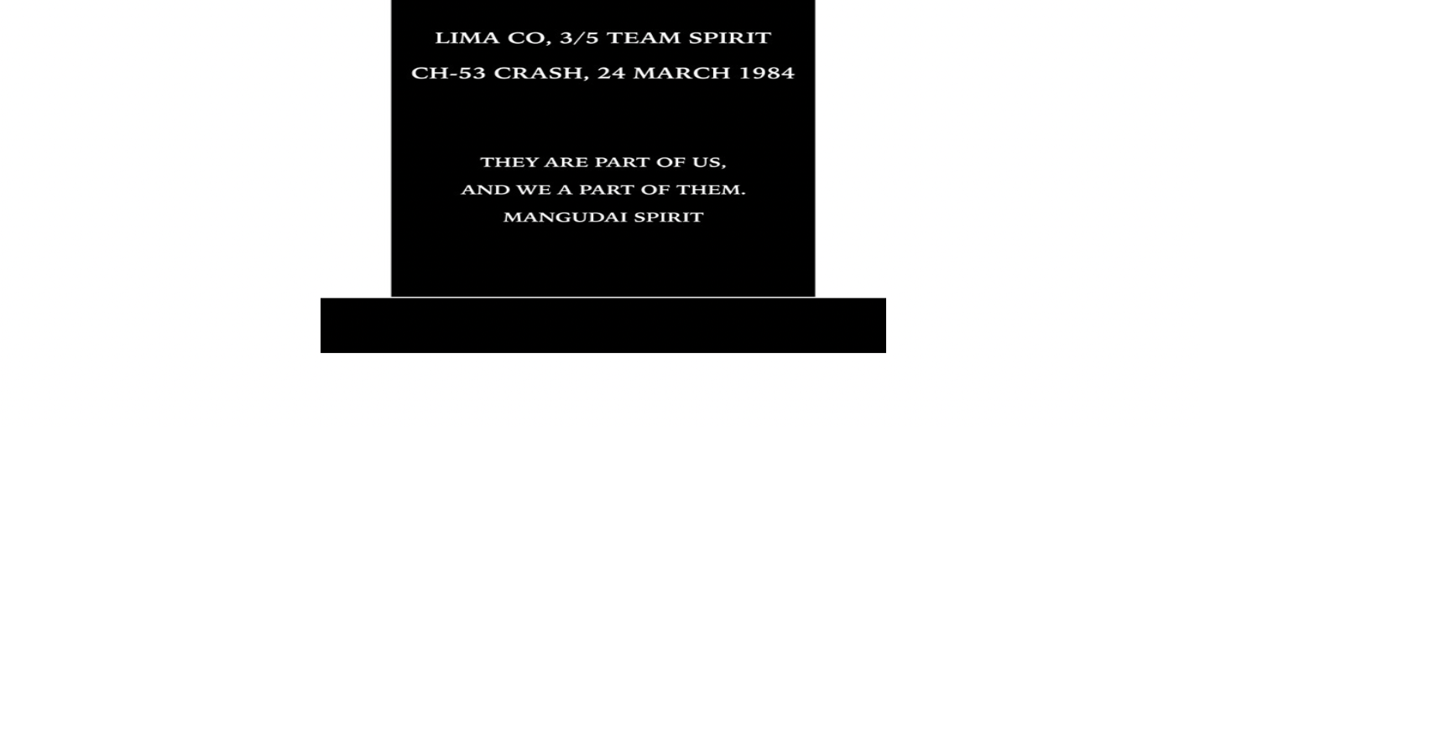 Monument at Camp Pendleton Will Honor Fallen Marines of 1984 Helicopter ...