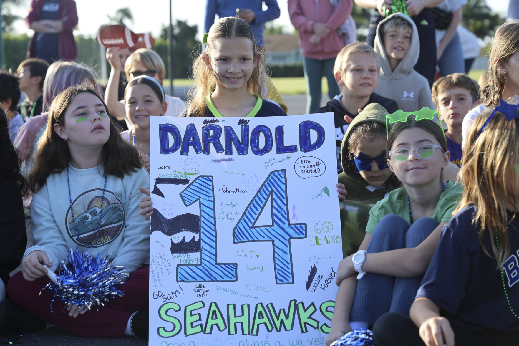 Palisades Elementary Salutes Alum Sam Darnold Ahead of Super Bowl | Eye ...