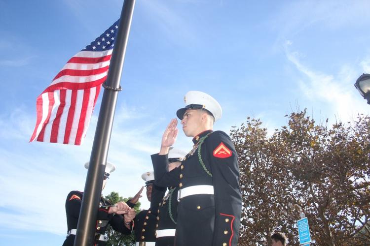 Stars and Stripes: Talega Gallery Hosts Veterans Day Ceremony, Flagpole ...