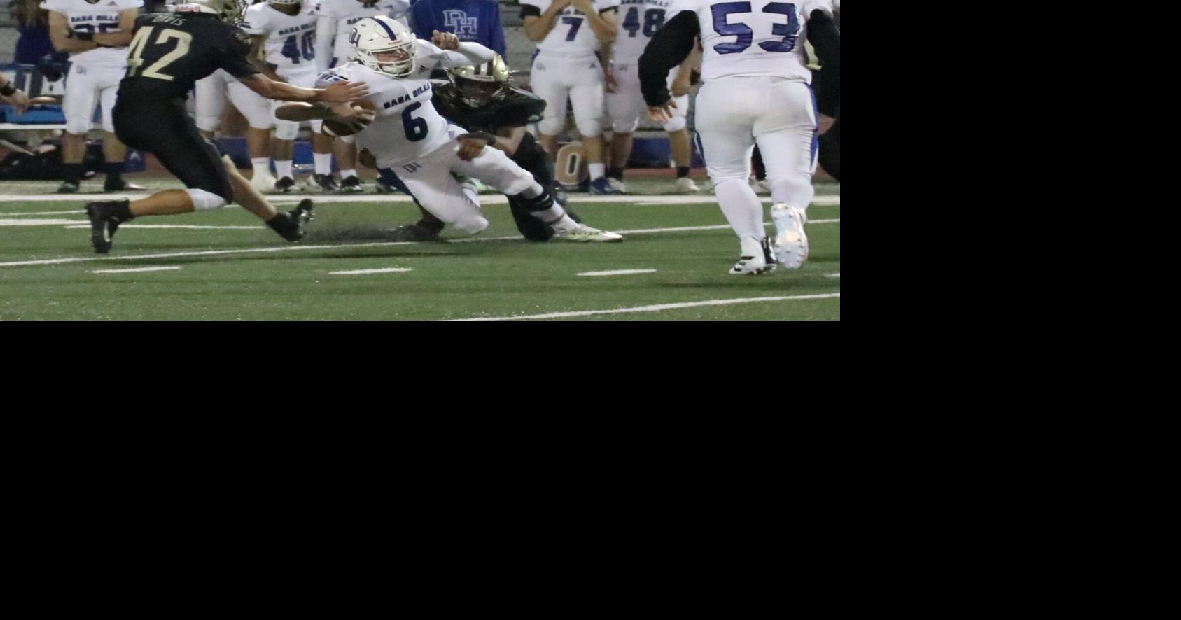 Dana Hills Football Bottled Up, Run Over by Laguna Hills, Leigber’s 6 ...