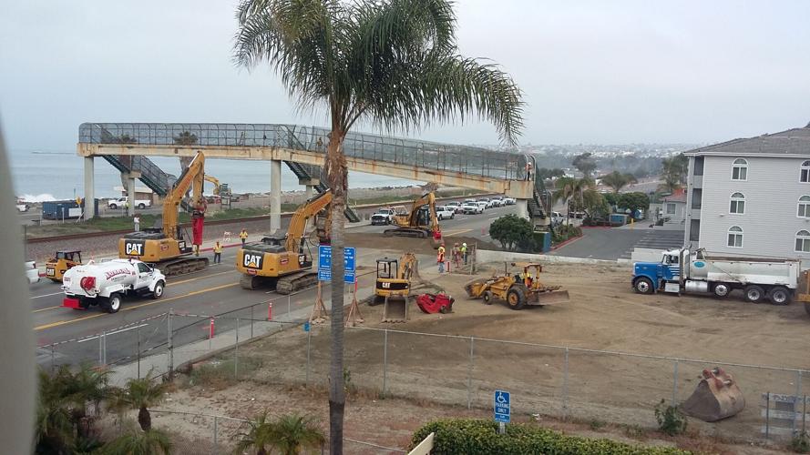 VIDEO: PCH Pedestrian Bridge Demolished | | picketfencemedia.com