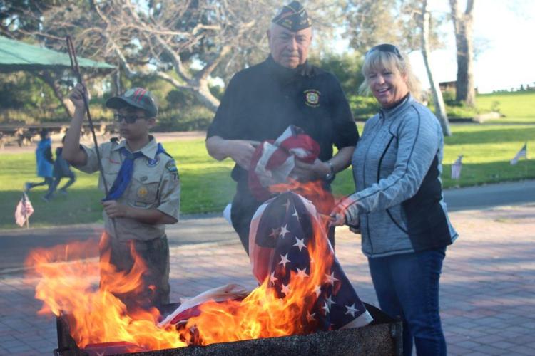 VFW Post 9934 Hosts Flag Retirement Ceremony | | picketfencemedia.com