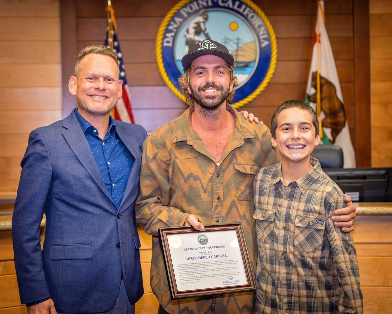 Dana Point City Council Honors San Clemente Surfer Who Saved Teen at ...