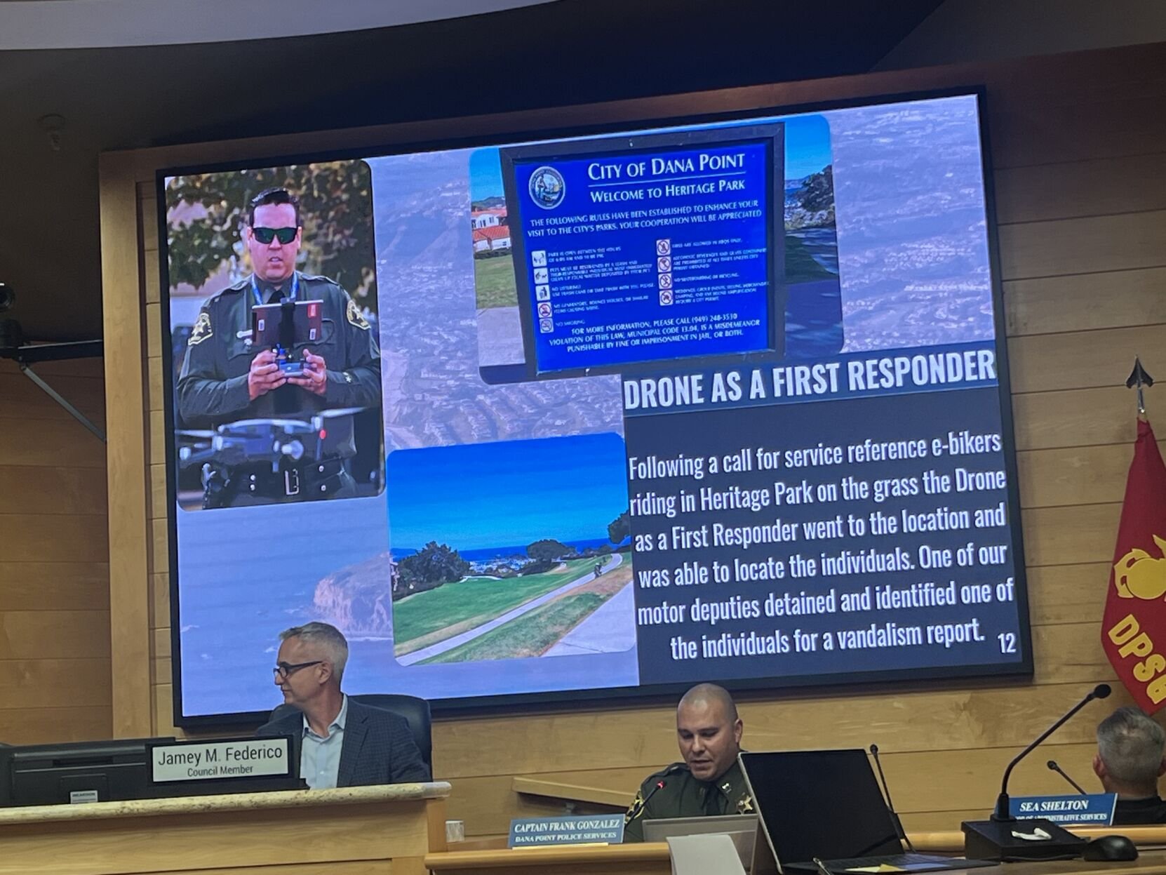 Capt. Gonzalez Provides Police Services Quarterly Report at Dana Point ...