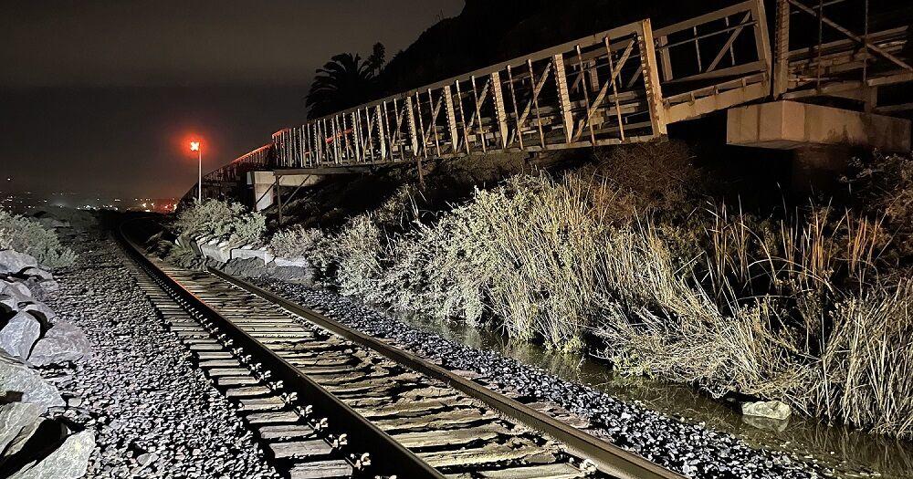Landslide Causes Track Closure Through San Clemente | Eye on DP ...