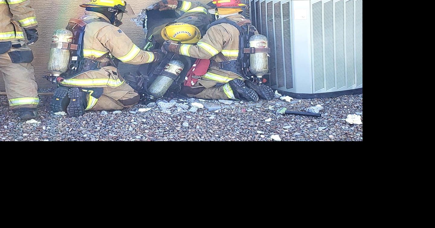 Eloy firefighters use Robson Ranch model home for real-life training ...
