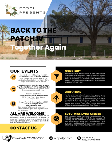 Back to the Patch welcomes any, all to celebrate Eloy history | News ...