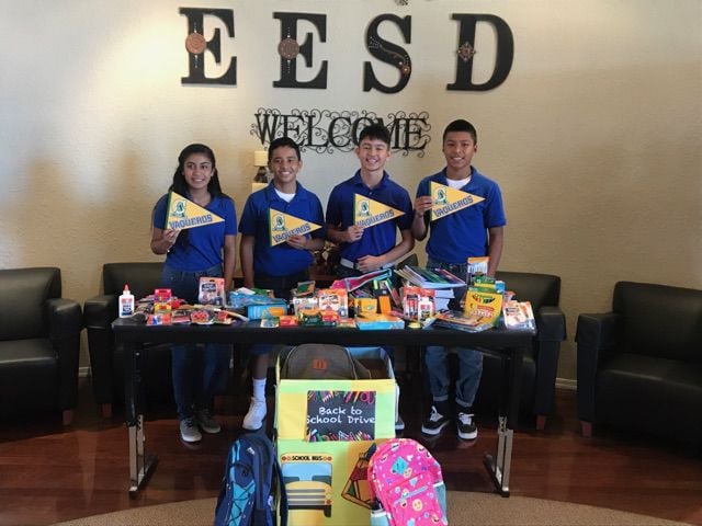 CAC Staff donates Back to Supplies to Eloy Elementary School District ...