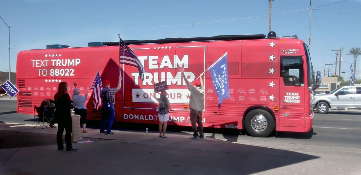Team Trump Tour bus makes stop in Casa Grande | Politics | pinalcentral.com