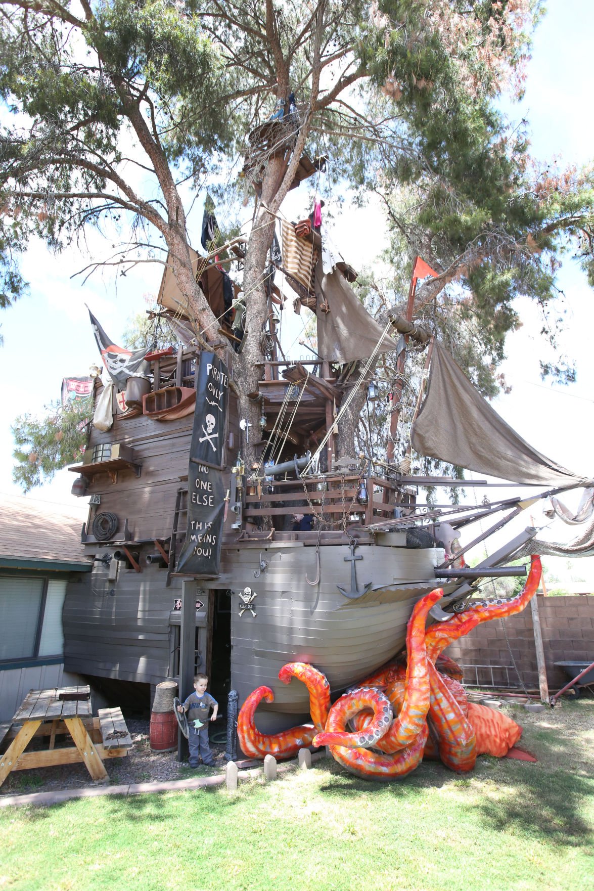 Pirate ship treehouse | Featured | pinalcentral.com