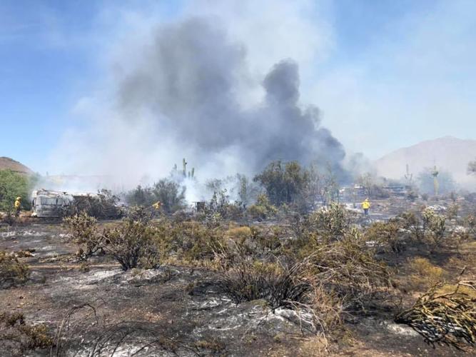 East Desert Fire Near Cave Creek 5/18/20 | News | pinalcentral.com