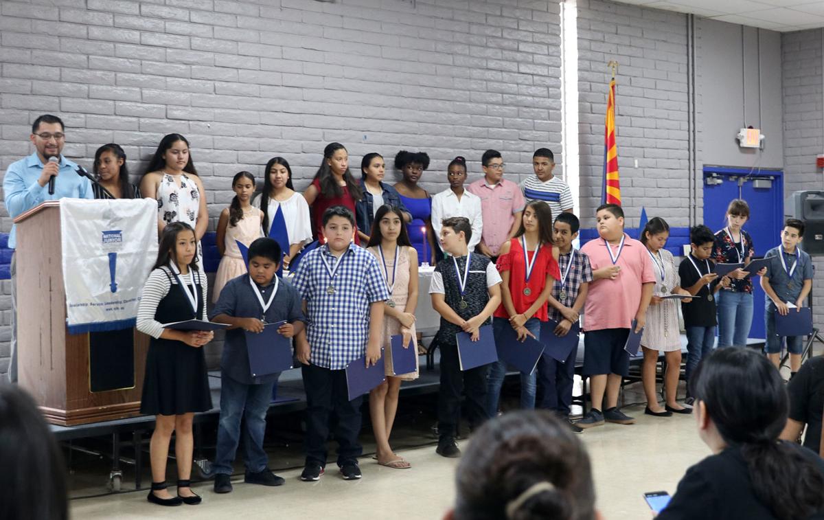 Eloy 7th graders inducted into NJHS | Education | pinalcentral.com