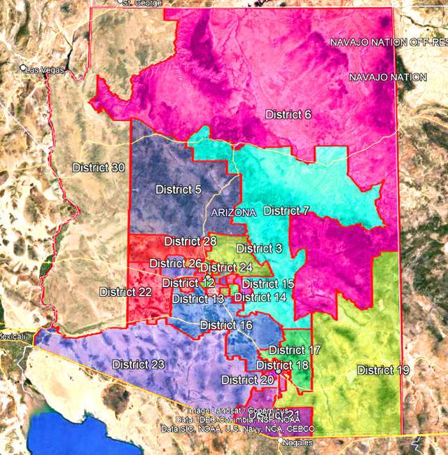 Pima GOP official submitted legislative map taking in Pinal areas ...