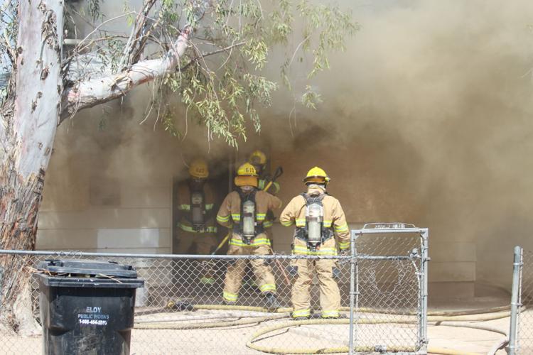 Fire in Eloy building causes extensive damage, smoke | News ...