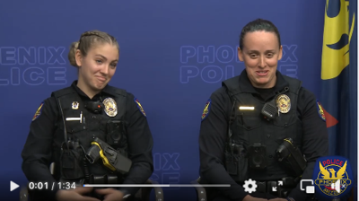 Video: Phoenix PD officers save unconscious driver from burning car ...