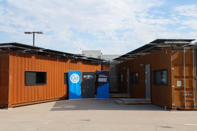 Shipping containers repourposed for those experiencing homelessness ...