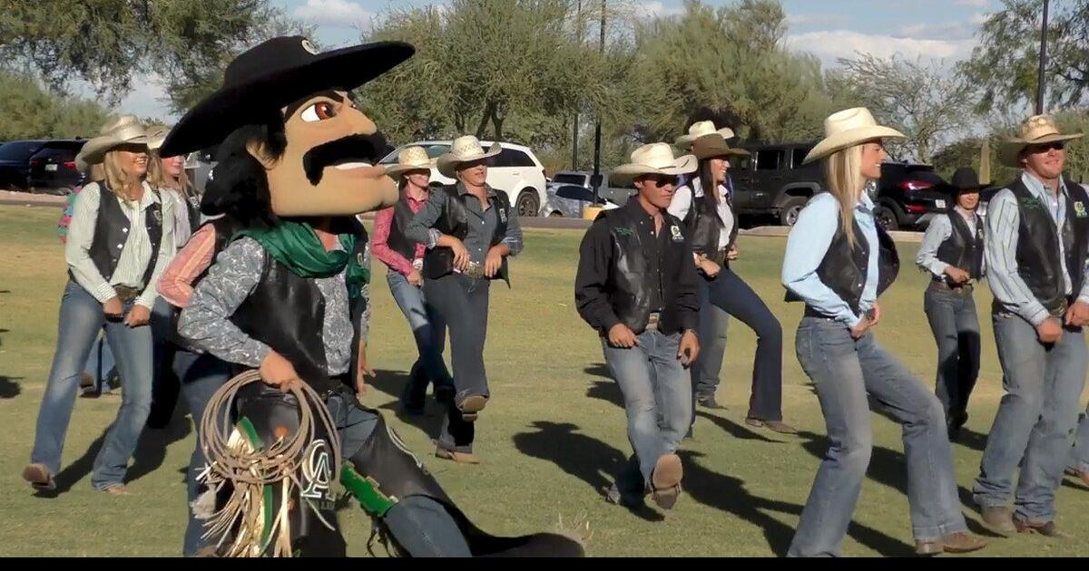Video: CAC rodeo team dances 'The Git Up' to raise awareness ...
