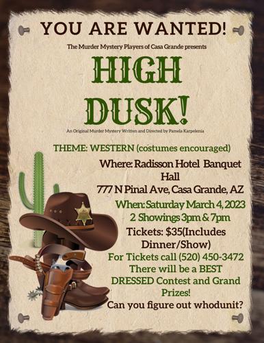 New western theme murder mystery play set to debut | Recreation And ...