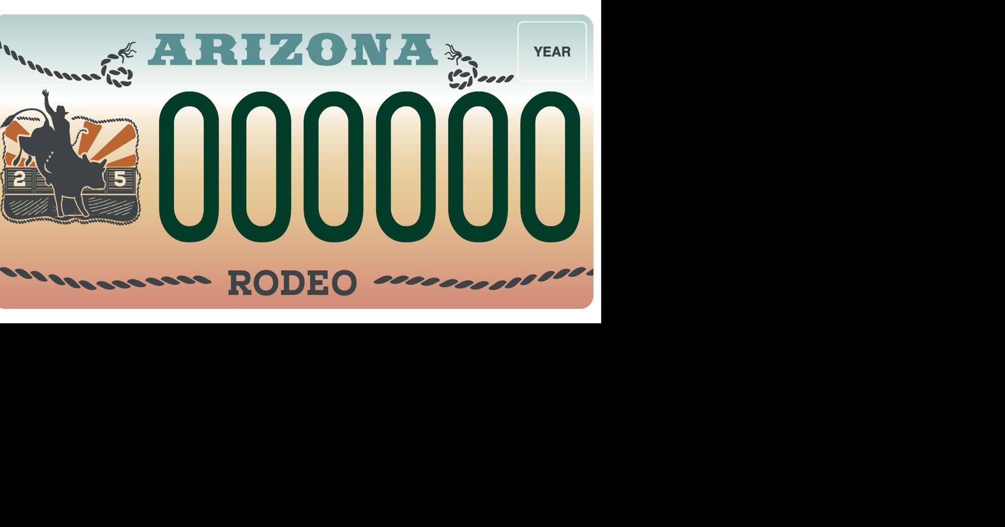 Arizona Rodeo debuts as new specialty license plate | Arizona News ...