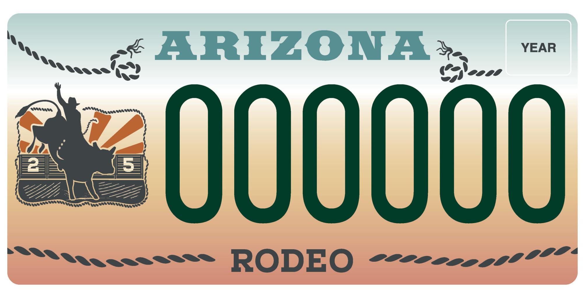 Arizona Rodeo debuts as new specialty license plate | Arizona News ...