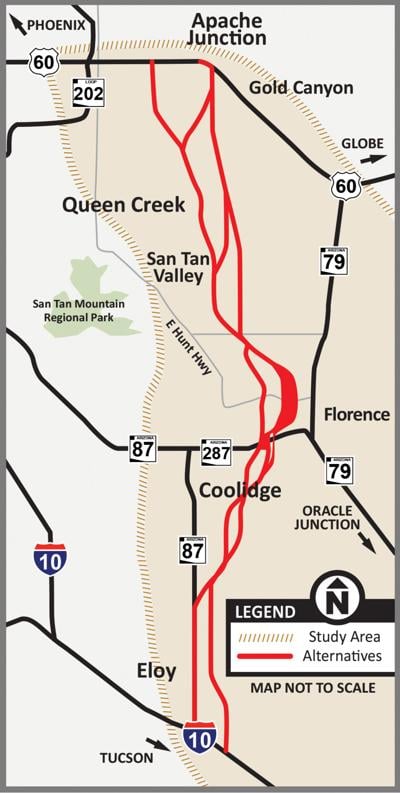 Town ‘pretty happy’ with freeway options | Local News | pinalcentral.com