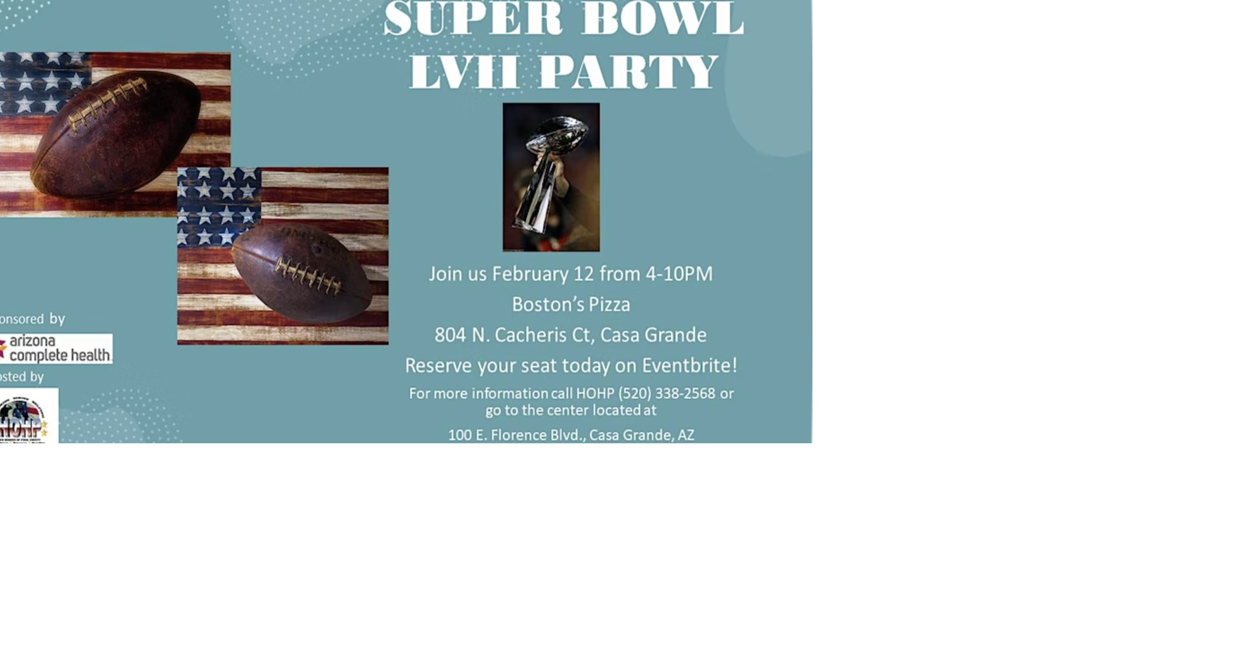 HOHP planning Super Bowl event | Recreation & Entertainment ...